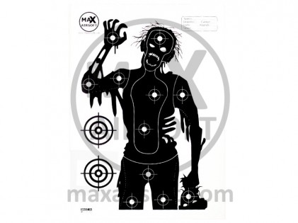 Meta Papir Zombie 33x50cm 10kom - Mete za Pucanje - MaxAirsoft