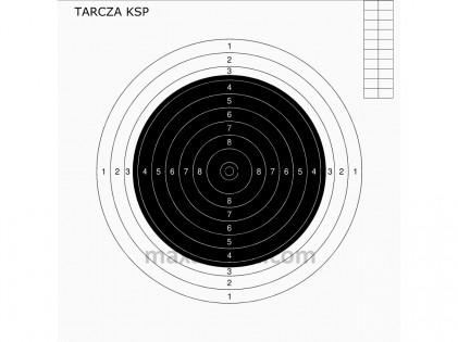 Meta Papir 20x20cm 10kom KSP - Mete za Pucanje - MaxAirsoft