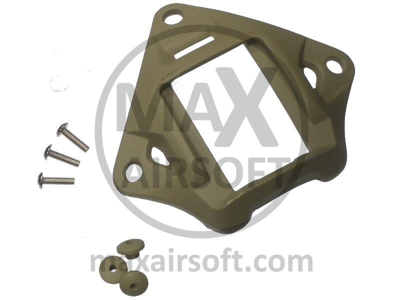 Vas Shroud NVG Helmet Mount NVG Tan - Accessories - MaxAirsoft