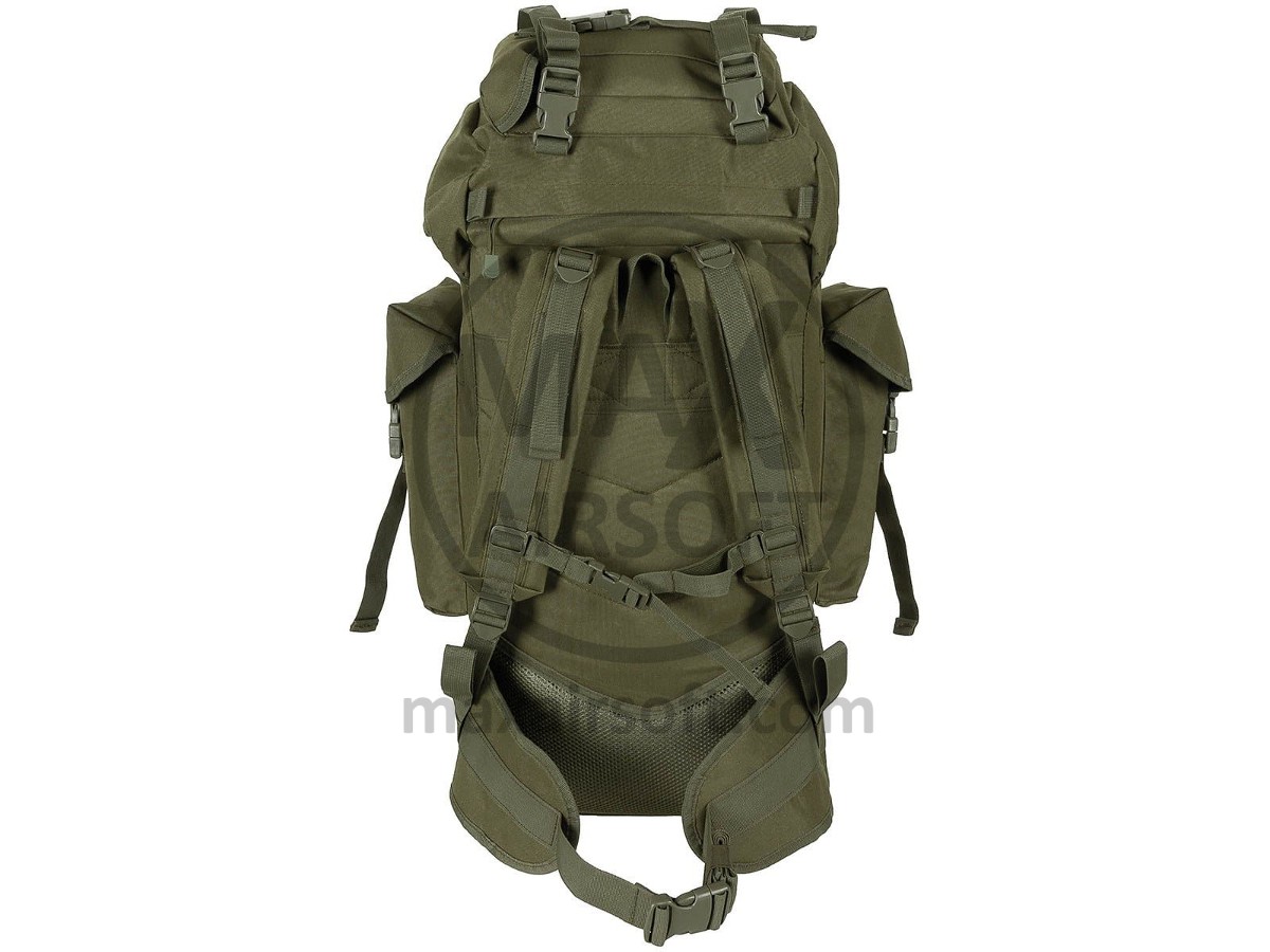 Combat Backpack 65L + Alu OD - Backpacks - MaxAirsoft